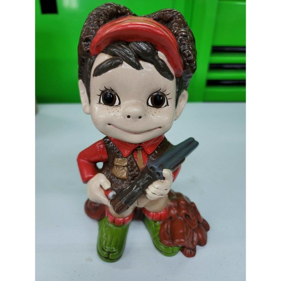 Atlantic | Accents | Smiley Hunter Boy Atlantic Mold Vtg 5 Ceramic ...